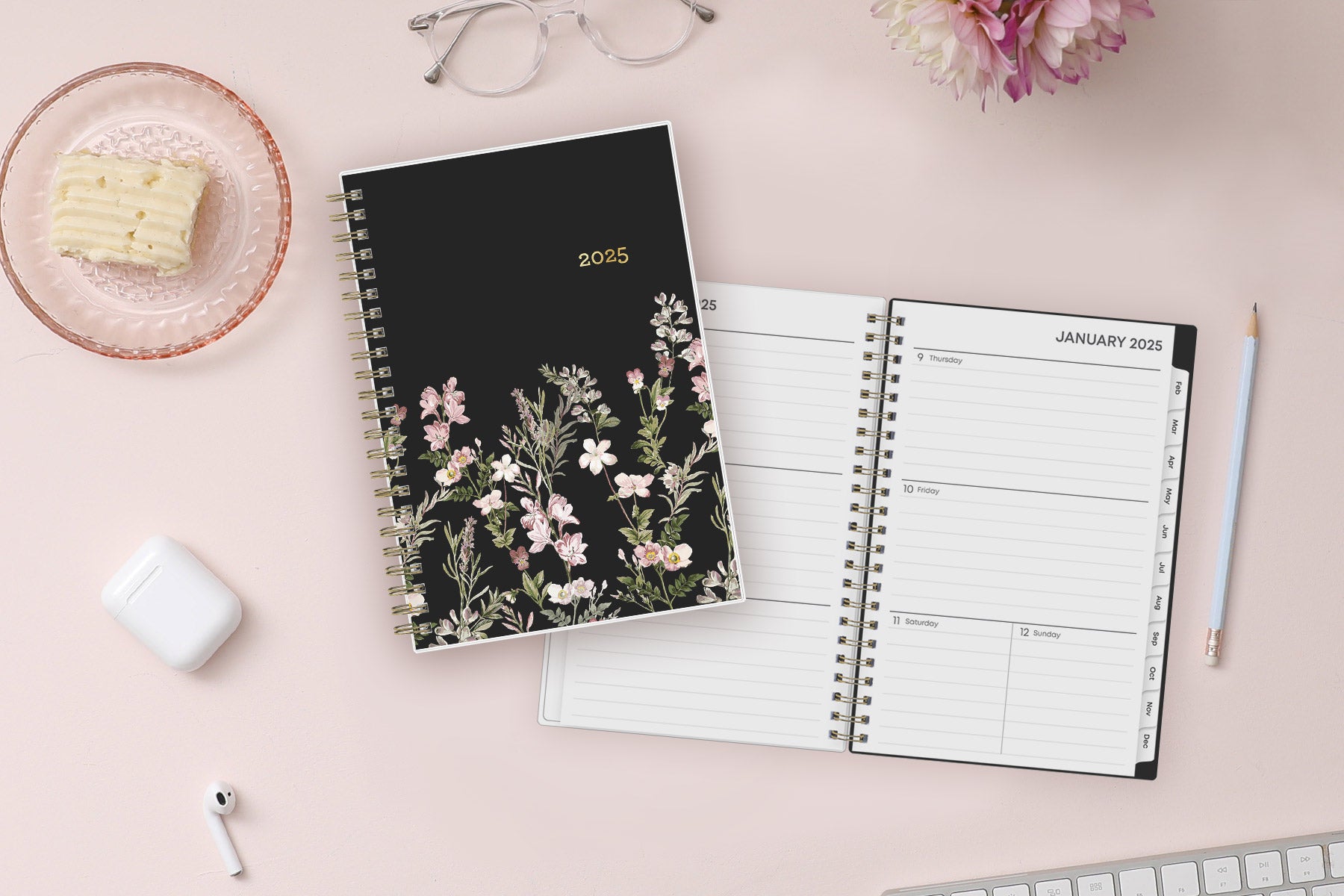 Naveah 2025 5x8 Weekly Planner - Blue Sky