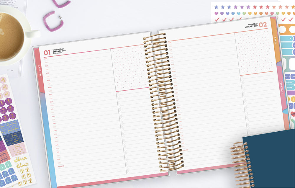 Blue Sky | 2025-2026 Daily, Weekly, and Monthly Planners
